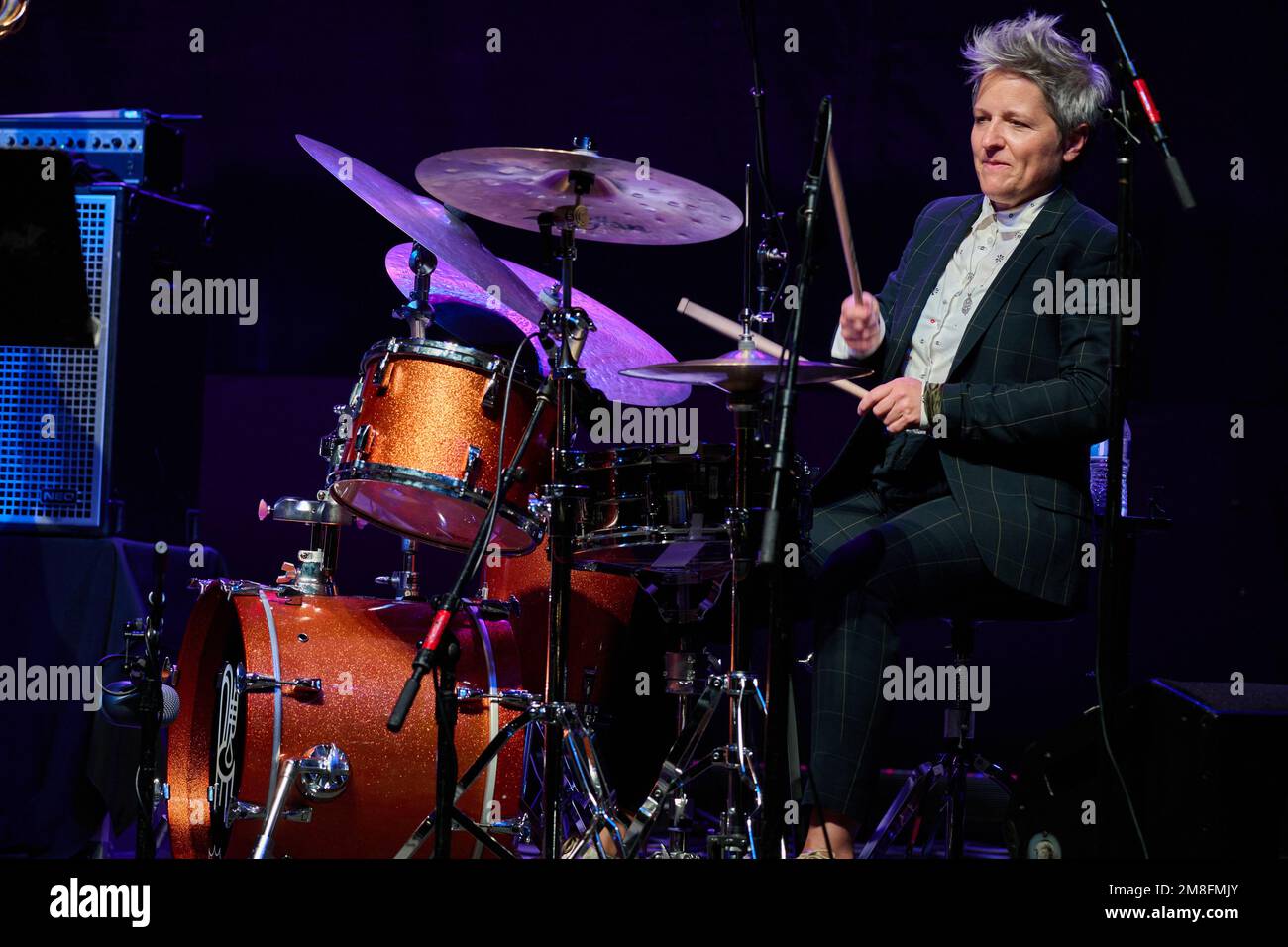 Allison Miller at the 65th Monterey Jazz Festival Stock Photo - Alamy