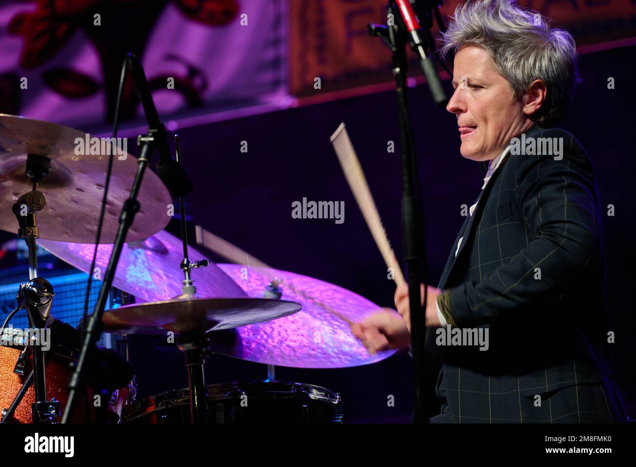 Allison Miller at the 65th Monterey Jazz Festival Stock Photo - Alamy