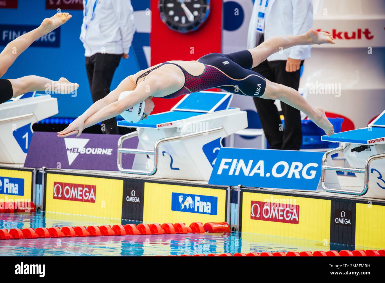 MELBOURNE, AUSTRALIA - DECEMBER 13: Erin GEMMELL (USA) competing in ...