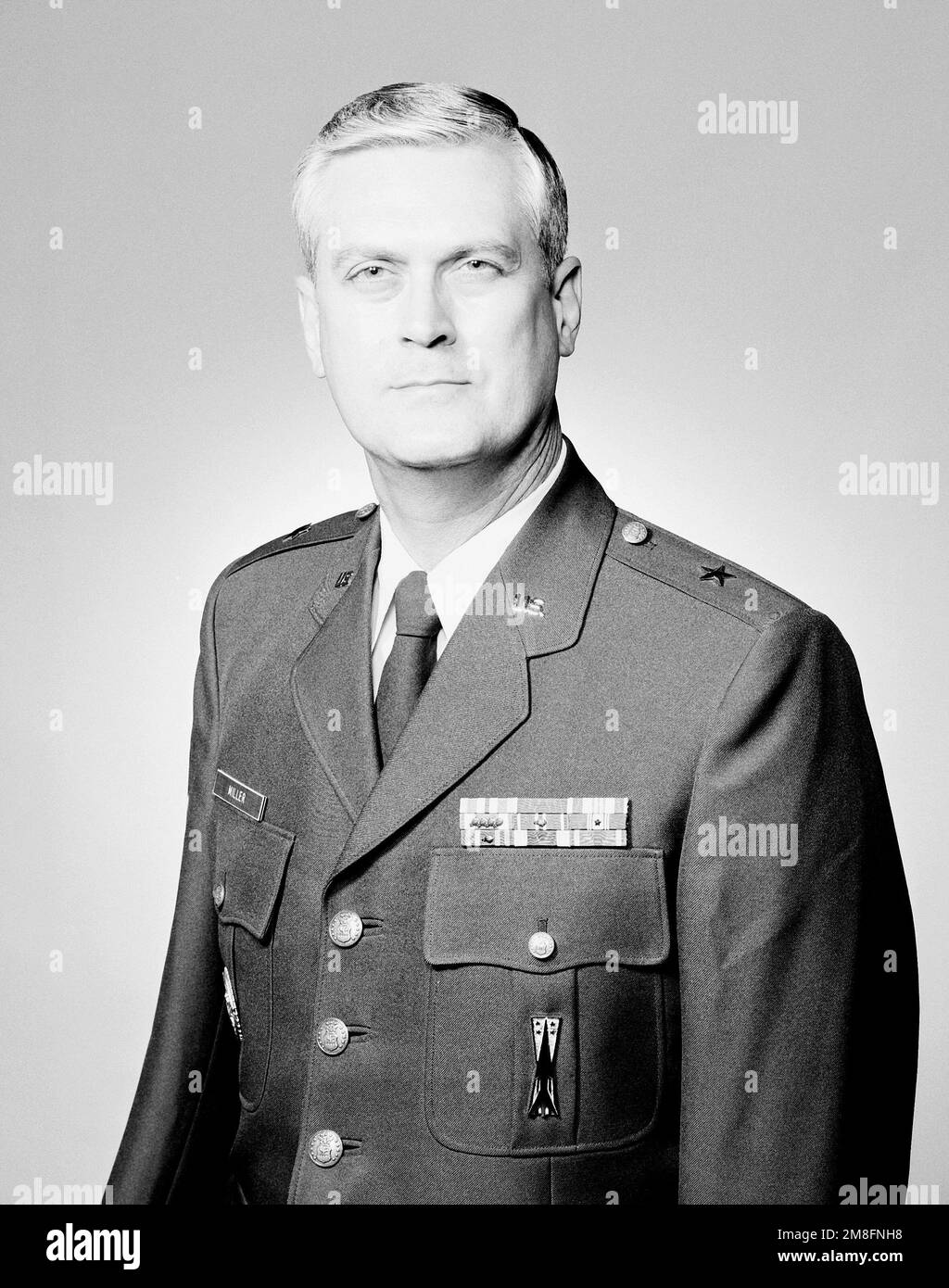 BGEN Kenneth G. Miller, USAF (uncovered). Country: Unknown Stock Photo ...