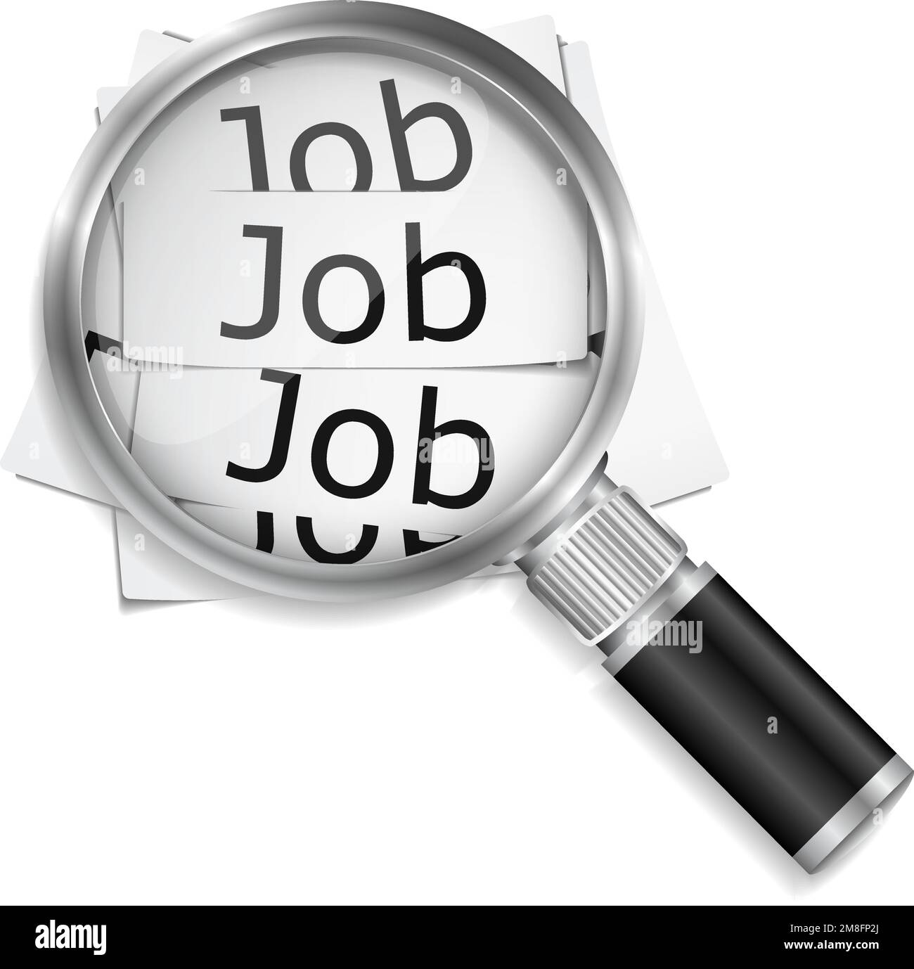 Job Search, vector eps10 illustration Stock Vector Image & Art - Alamy