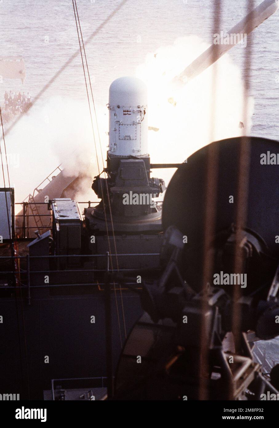 A BGM-109 Tomahawk land-attack missile (TLAM) is launched against an ...