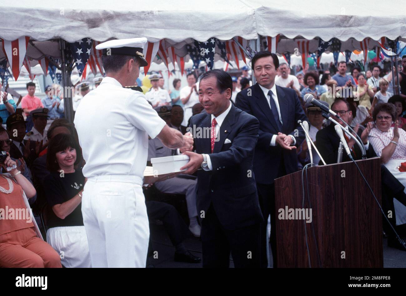CAPT Larry L. Ernst, commanding officer of the aircraft carrier USS ...
