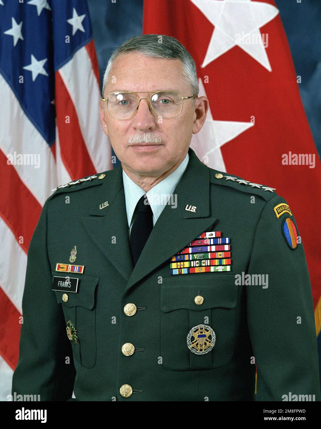General Frederick M. Franks Jr., USA (uncovered). Base: Fort Monroe ...