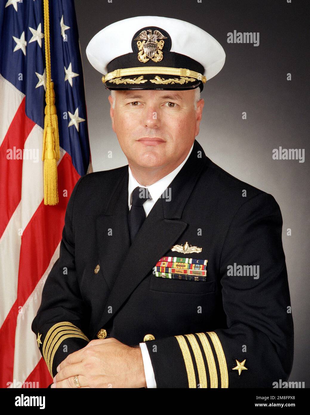 Captain Edward M. Kline, USN (covered). Country: Unknown Stock Photo ...