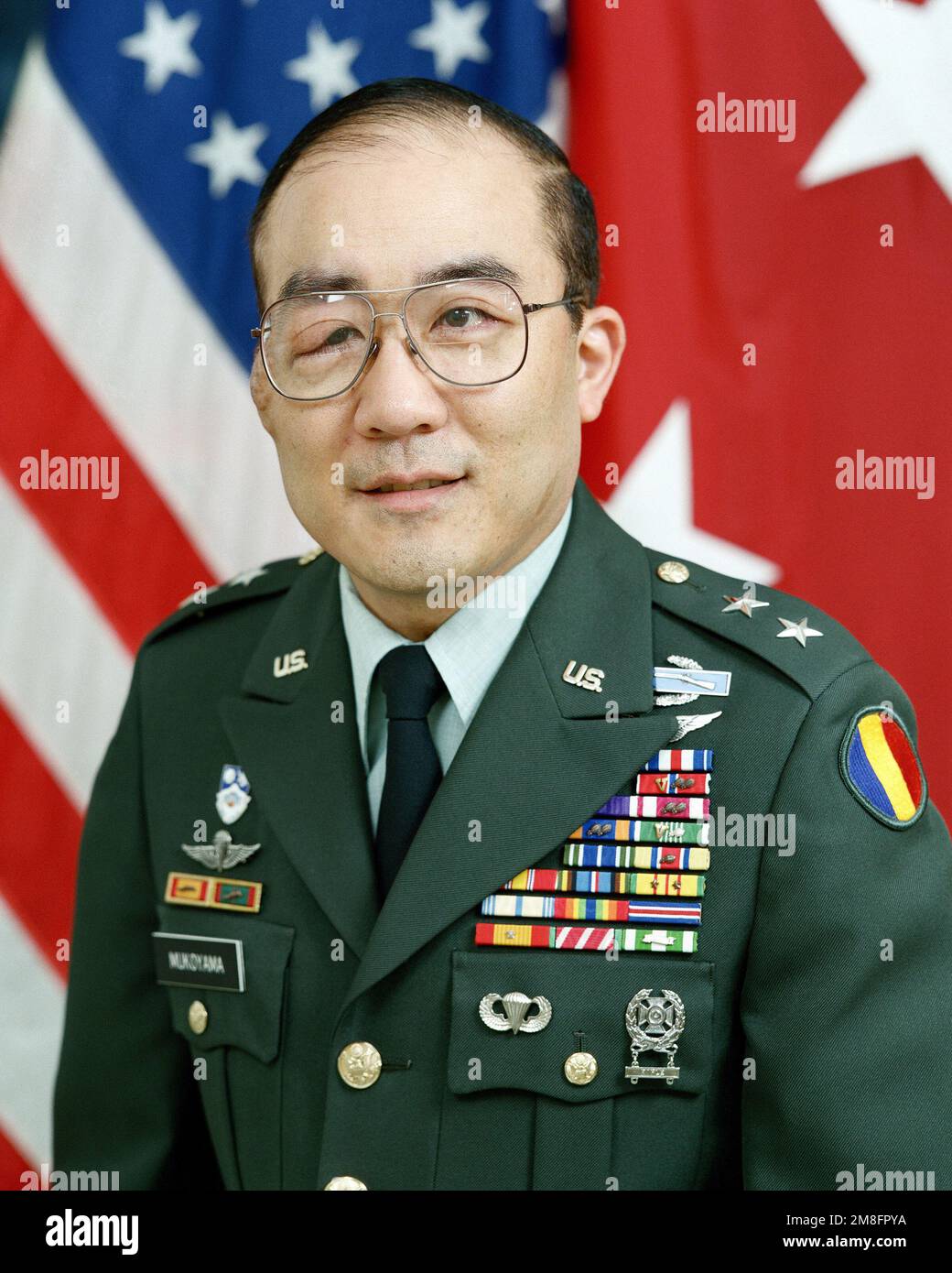 Brigadier General James Mukoyama, USA (uncovered). Base: Fort Monroe ...