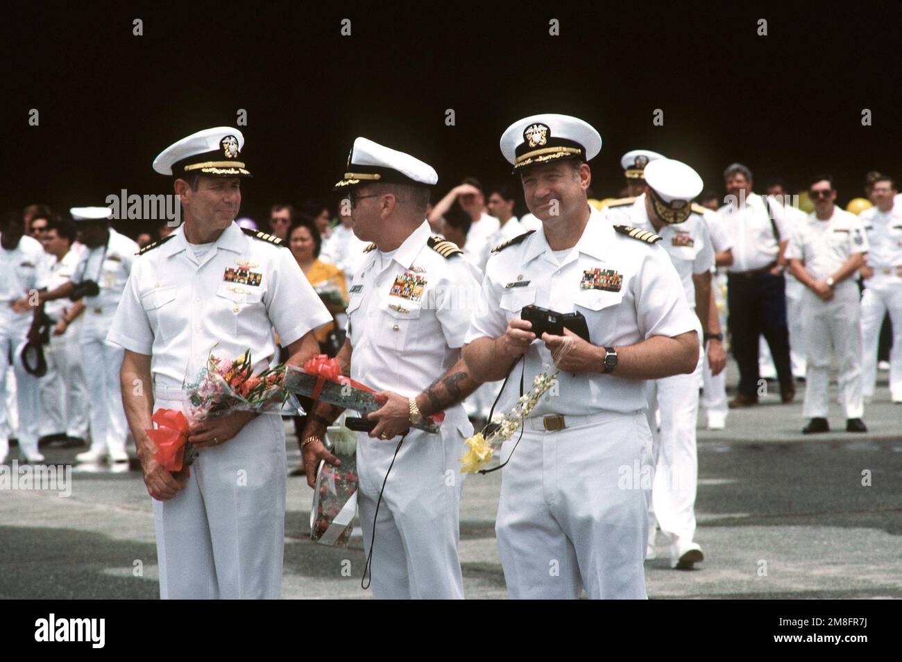 Commanding officers of various commands in the Naval Station, Subic Bay ...