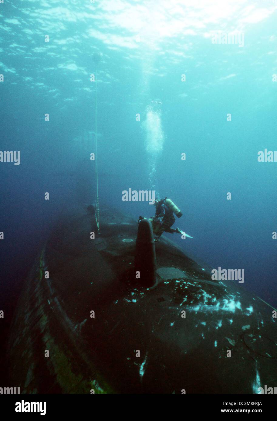 Photographer's Mate (Diver) 2nd Class Greg Slater gets into position to ... Photographer's Mate (Diver) 2nd Class Greg Slater gets into position to ...