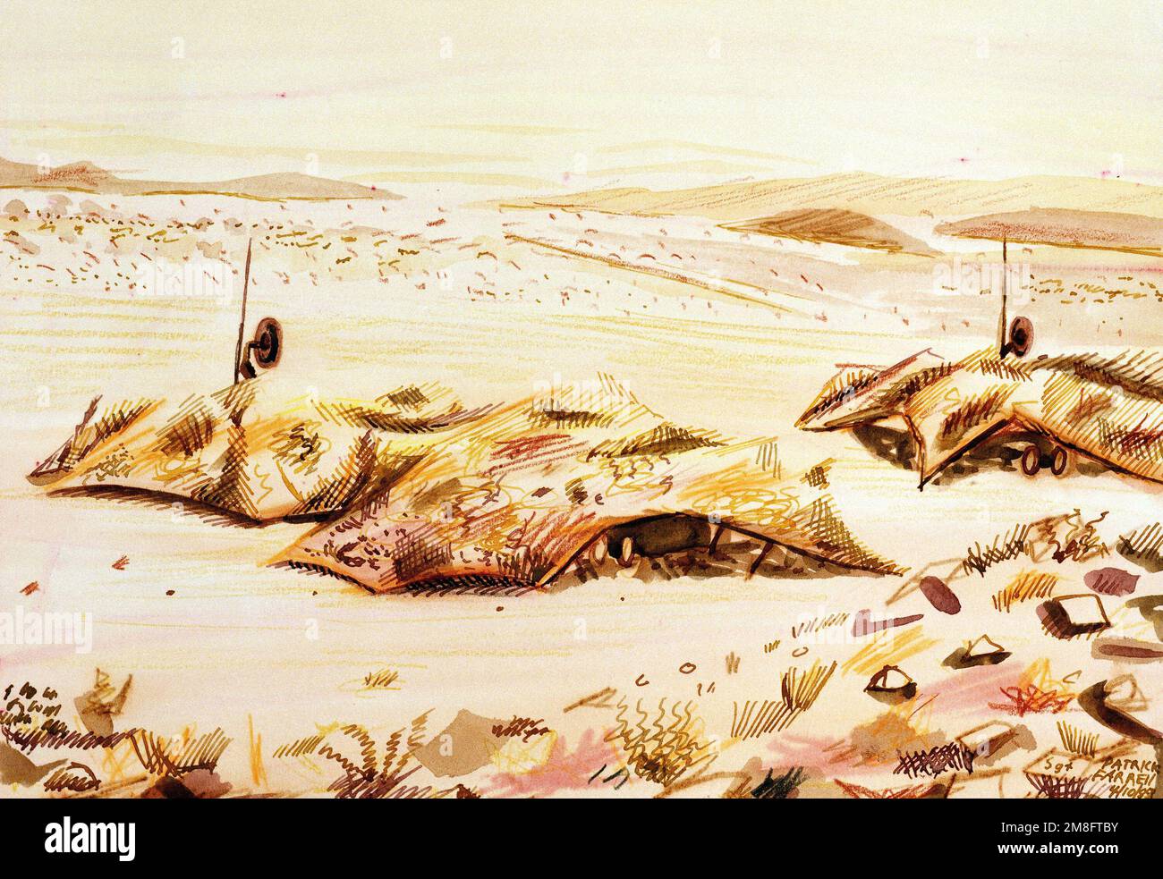 Artwork: "Communication". Artist: SGT Patrick Farrell, Catalog Number ...