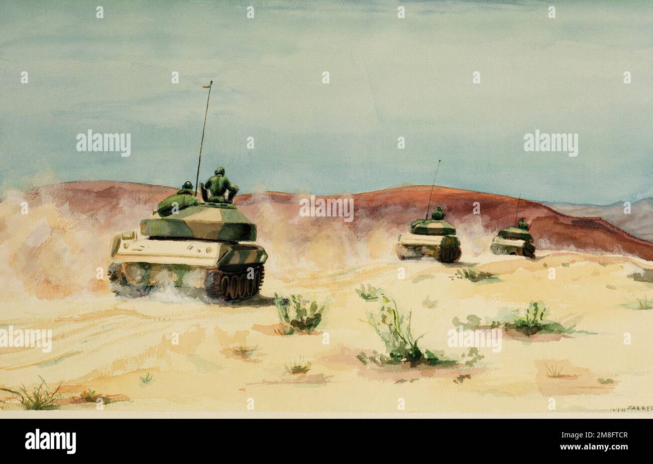 Artwork: "OPFOR Moving to the Front". Artist: SGT Patrick Farrell ...