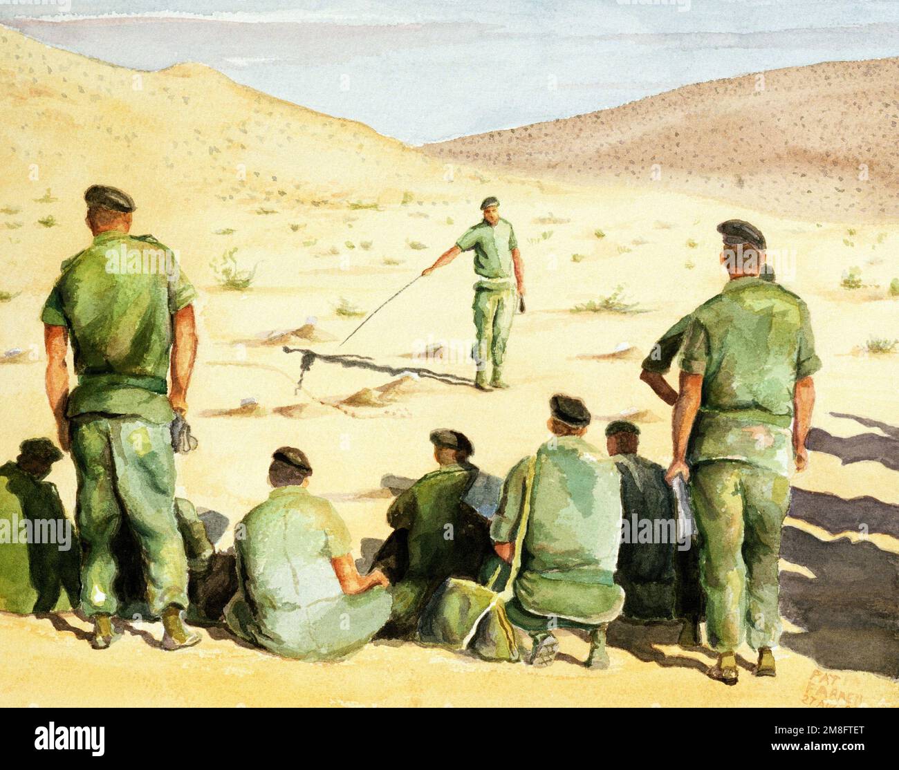 Artwork: "OPFOR Briefing". Artist: SGT Patrick Farrell, Catalog Number ...