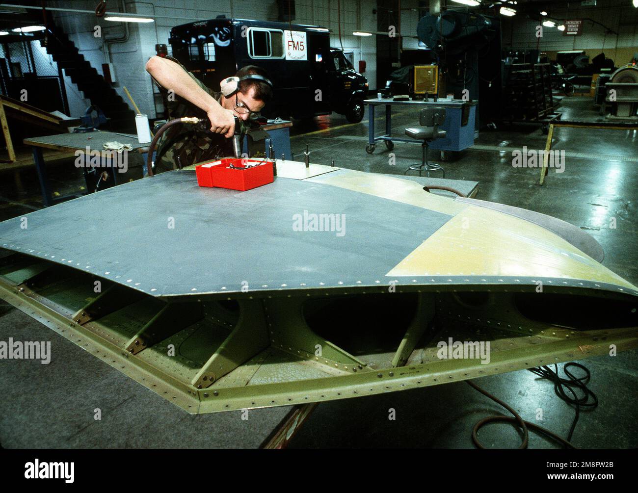 A1C Ken Chambers, a structural maintenance specialist with the 22nd ...