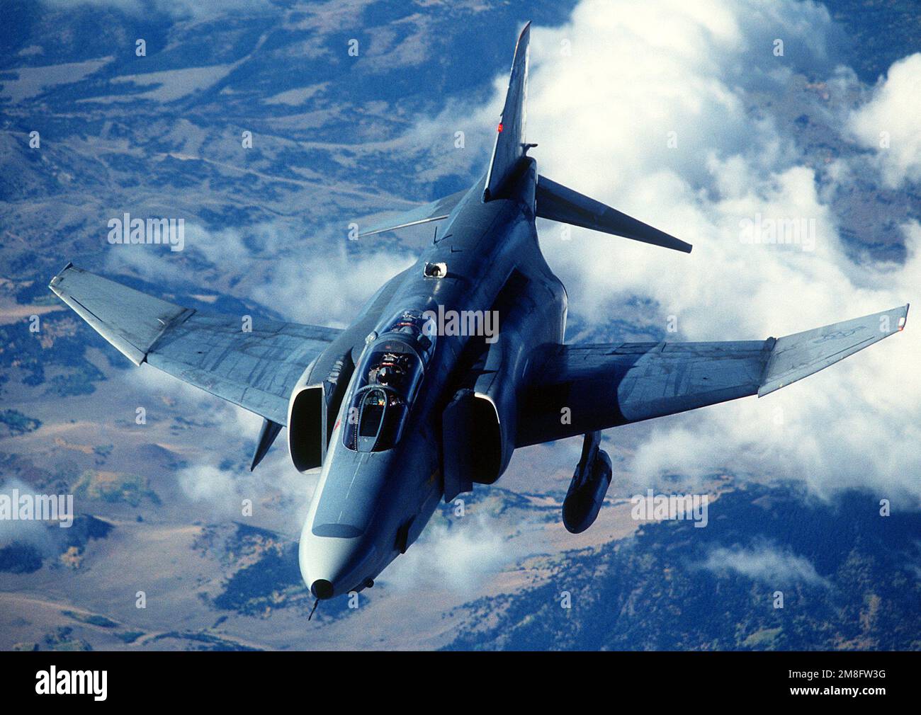 A 163rd Tactical Fighter Wing RF-4C Phantom II aircraft prepares for ...