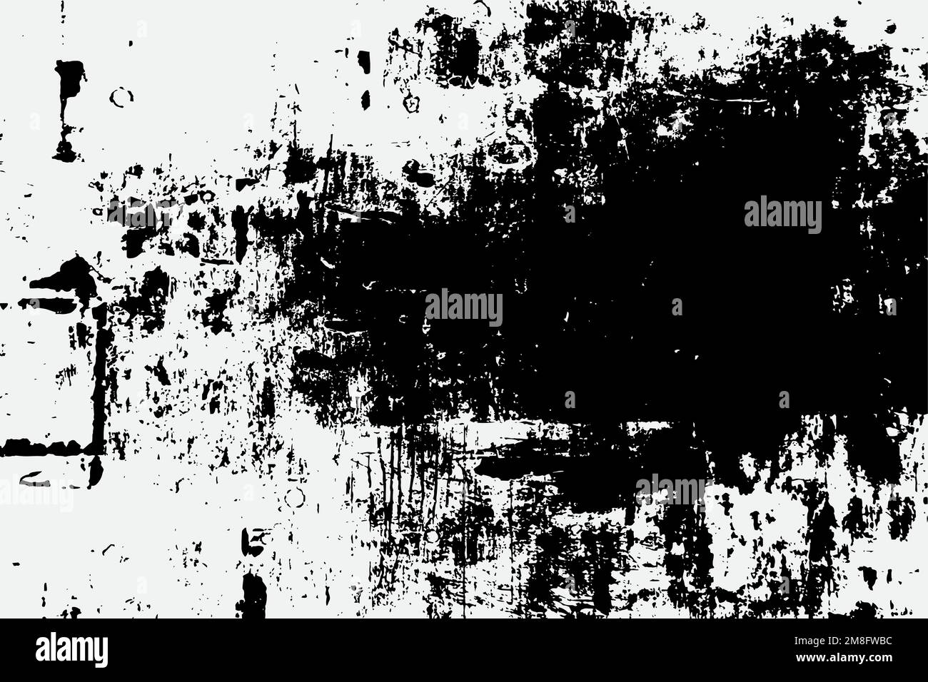 rusty iron texture background in black and white color EPS vector ...