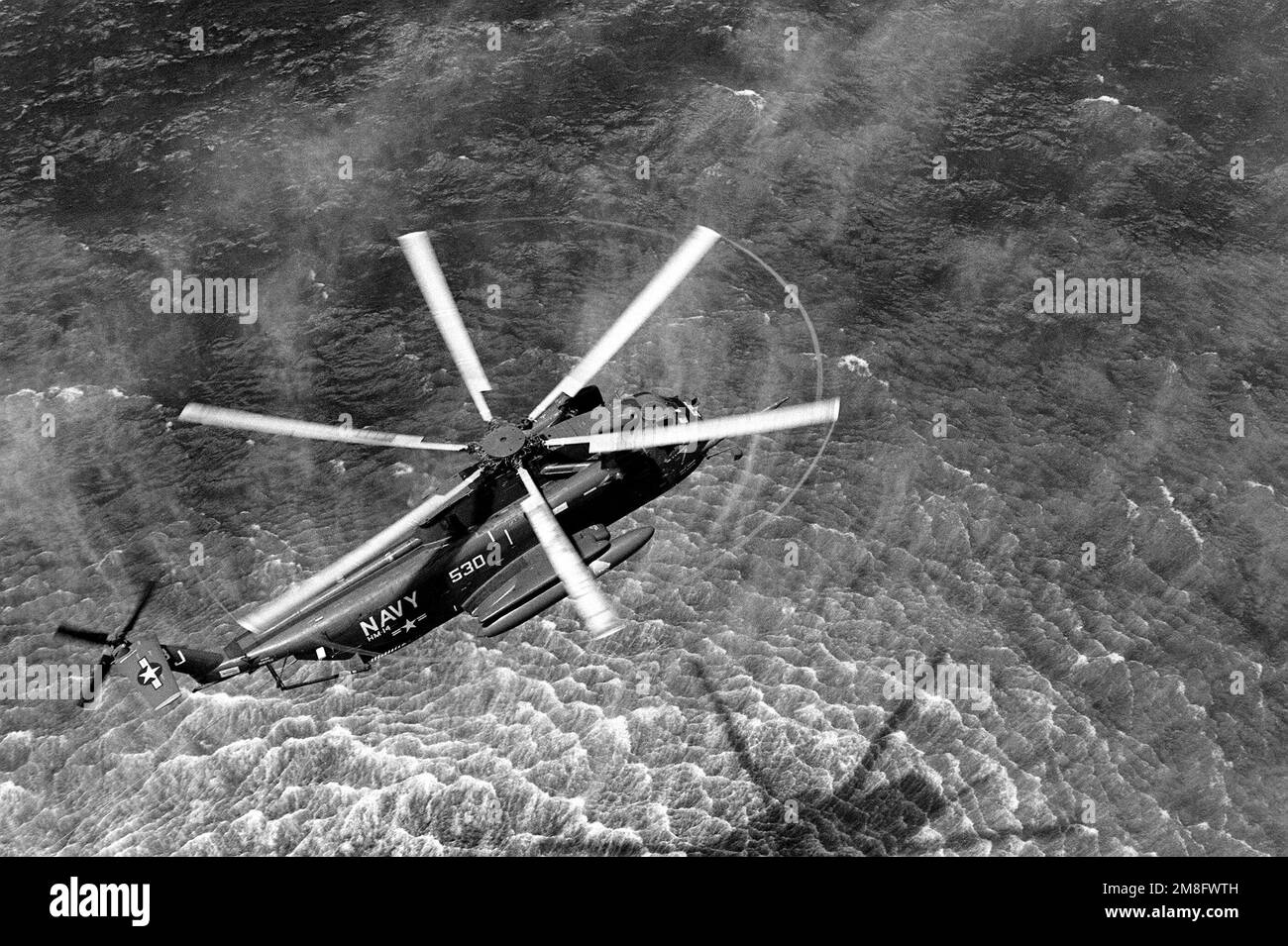 A Helicopter Mine Countermeasurers Squadron 14 (HM-14) RH-53D Sea ...