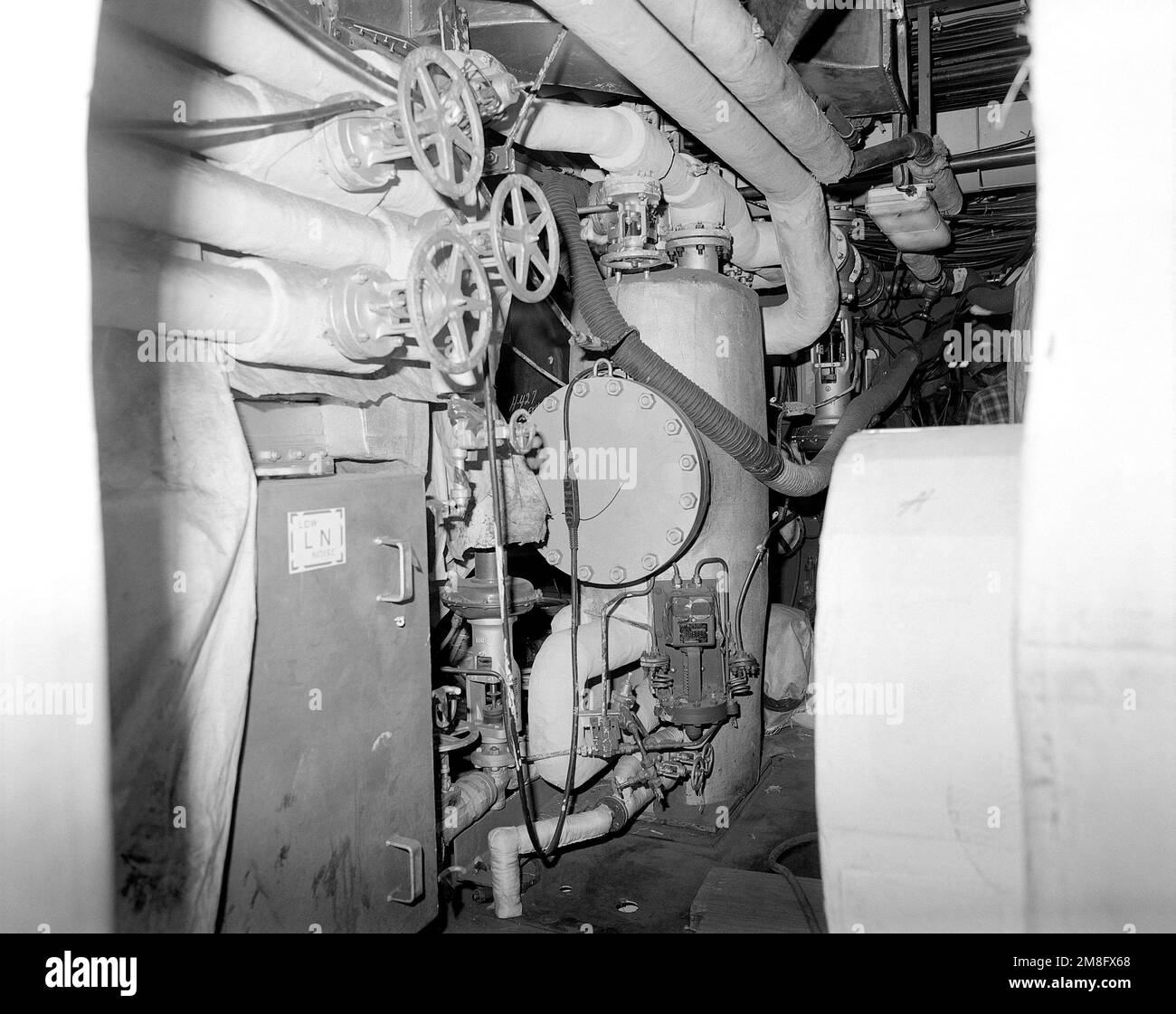 Main engine room No. 2, compartment 5-300-O-E, aboard the guided ...