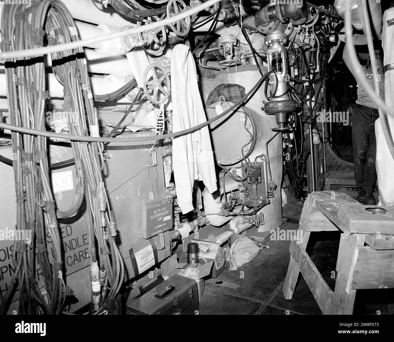 Main engine room No. 1, compartment 5-174-O-E, aboard the guided ...