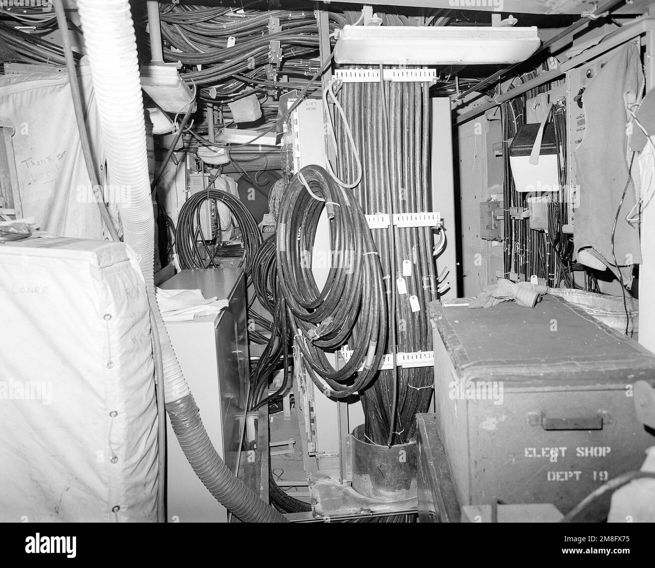 Interior communications and gyro room No. 1, compartment 2-127-O-C ...
