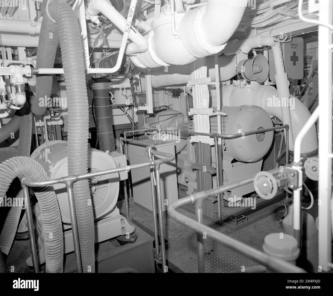 The auxiliary machinery room No. 2, Compartment 5-260-O-E, aboard the ...