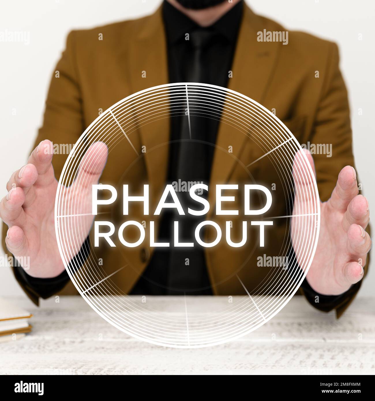 Conceptual display Phased Rollout. Business overview the practice of prescription drug ...