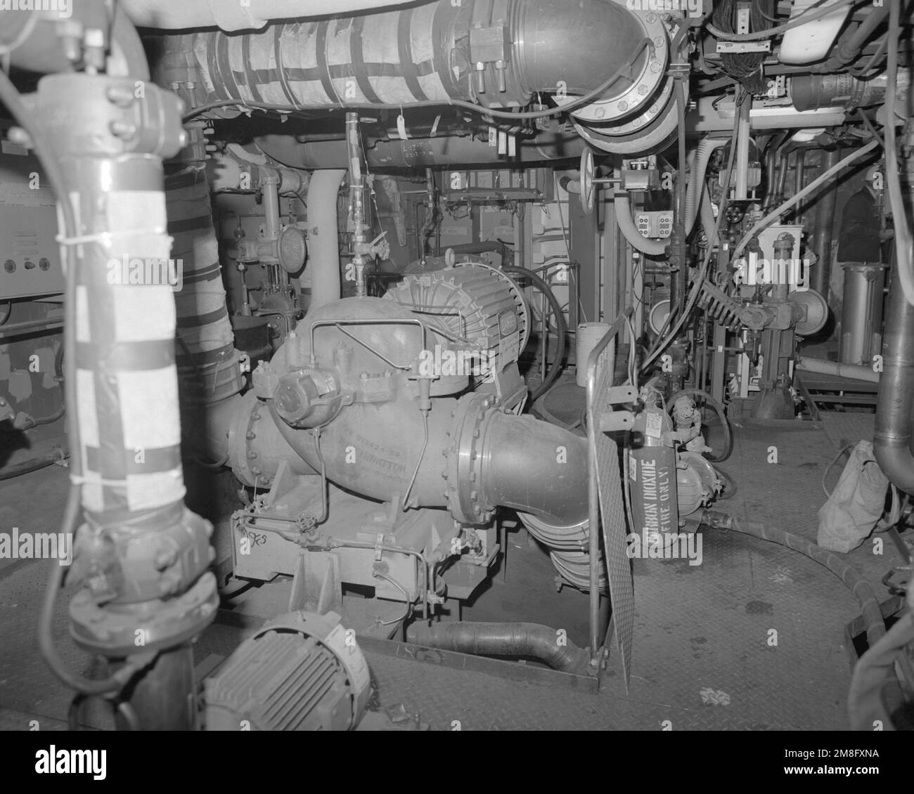 The auxiliary machinery room No. 1, Compartment 5-220-0-E, aboard the ...