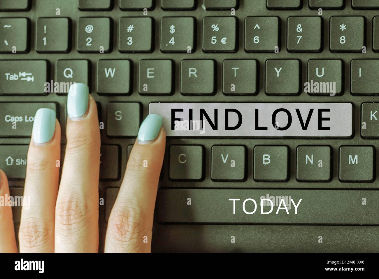 Text sign showing Find Love. Business showcase affection for another ...