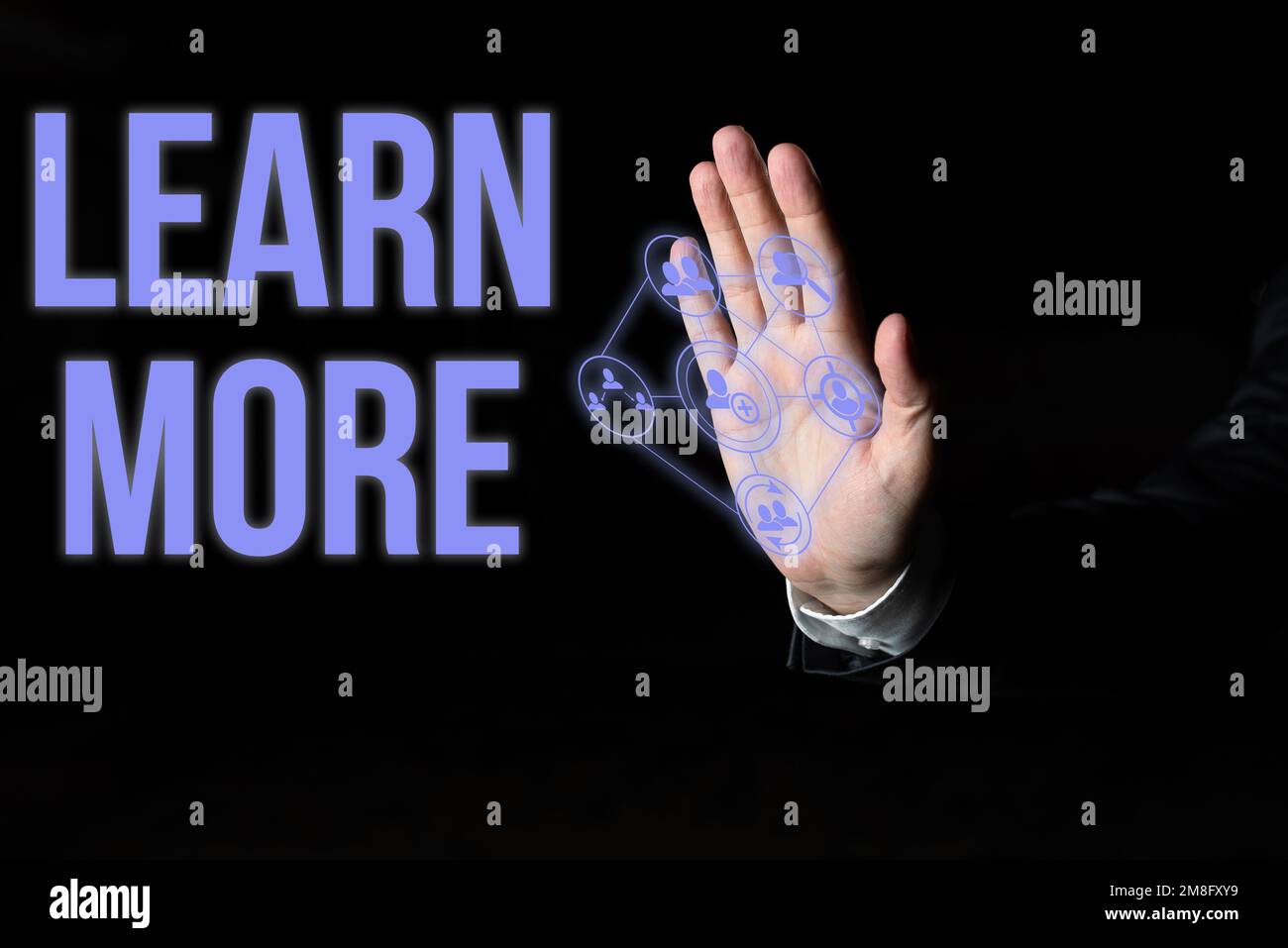 Handwriting text Learn More. Word Written on Deepen knowledge of the ...