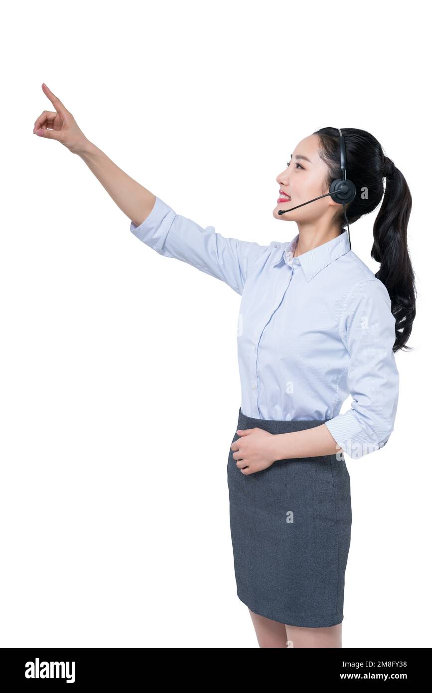 Asian service woman Cut Out Stock Images & Pictures - Alamy