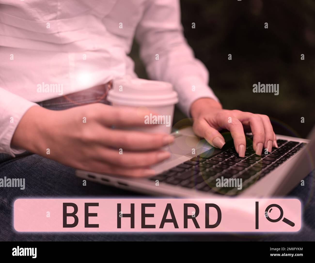 Inspiration showing sign Be Heard. Business showcase promote a state of ...