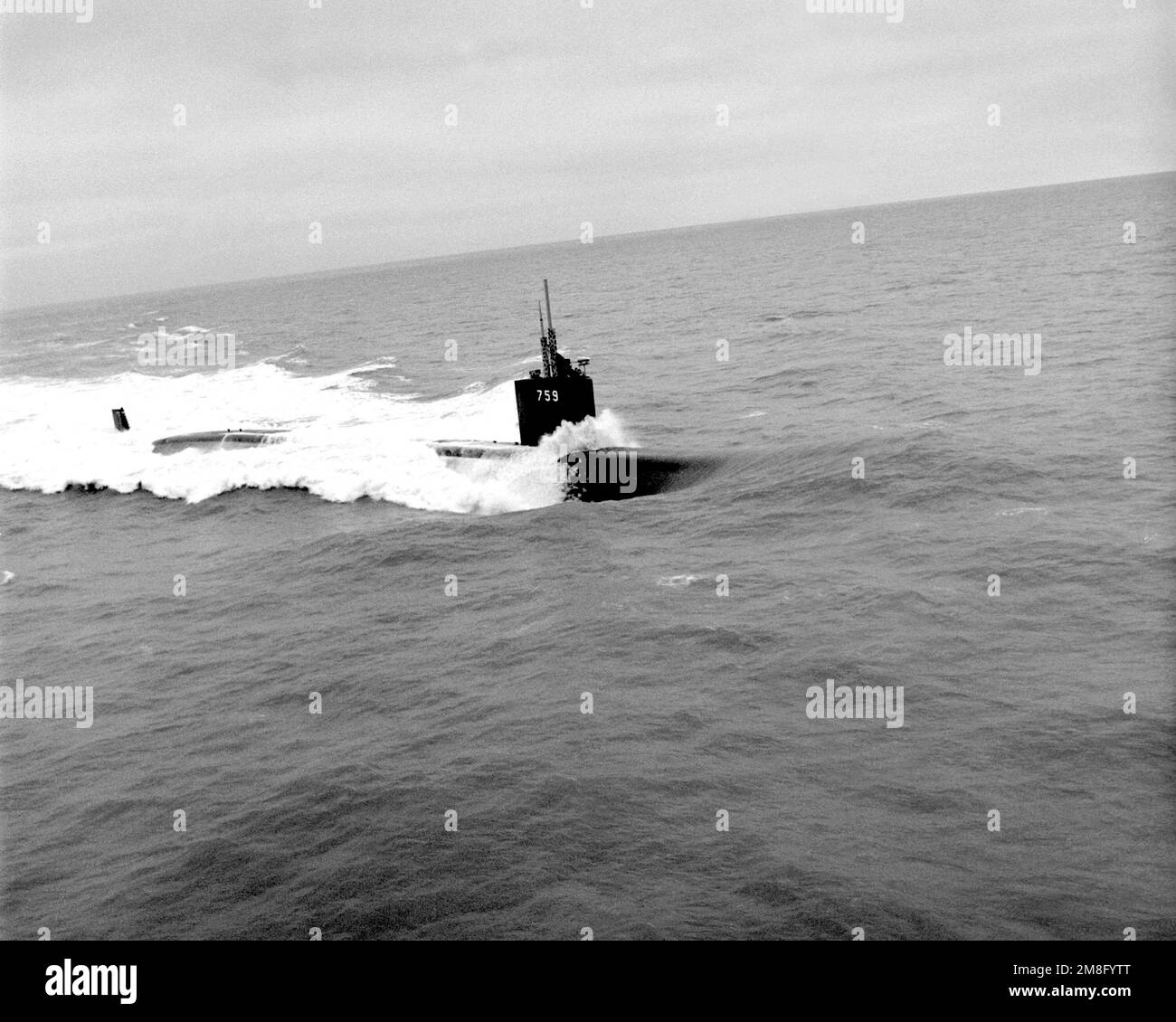 A starboard bow view of the nuclear-powered attack submarine JEFFERSON ...