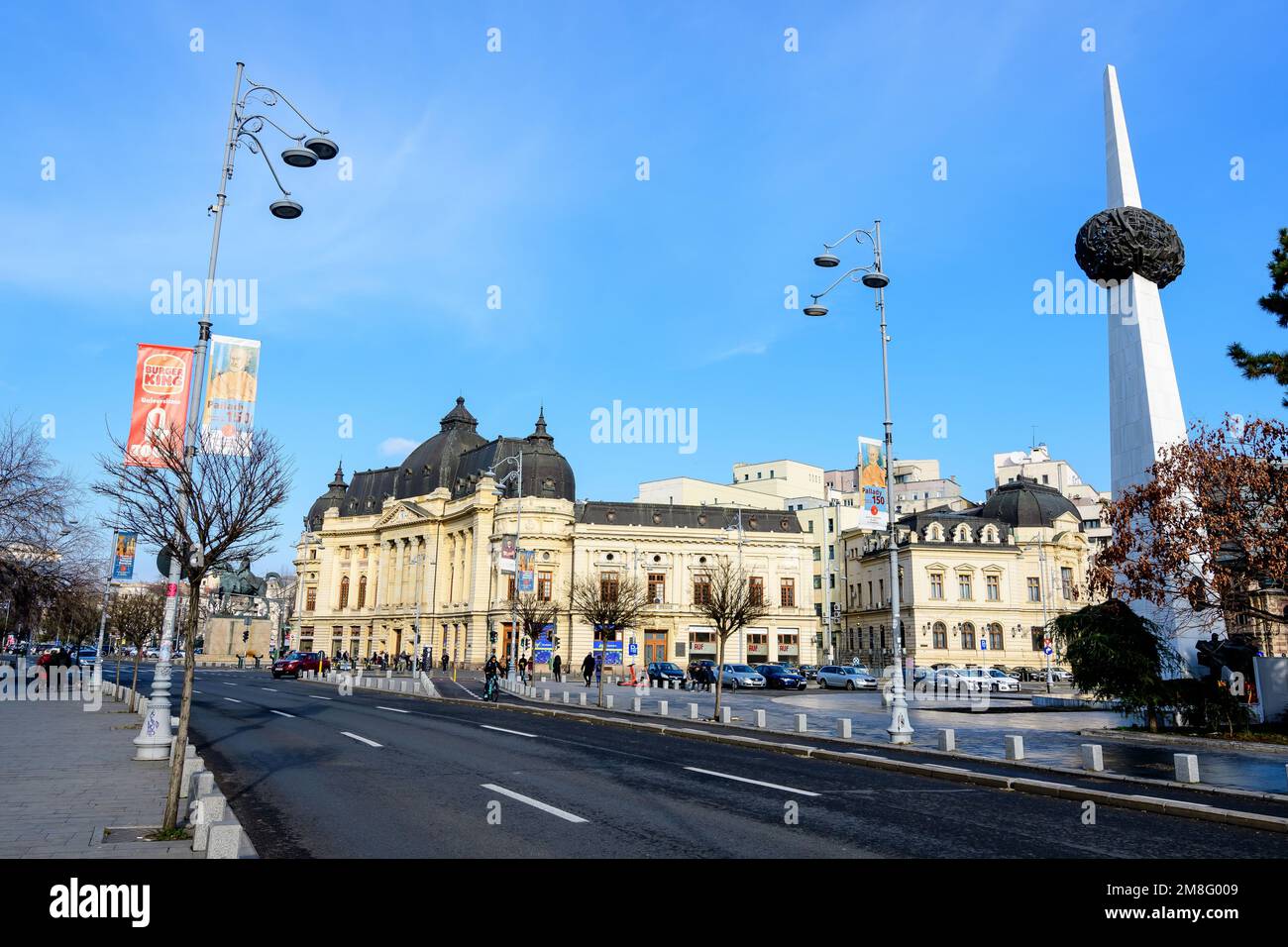 Bucharest, Romania, 2 January 2022: The Central University Library ...