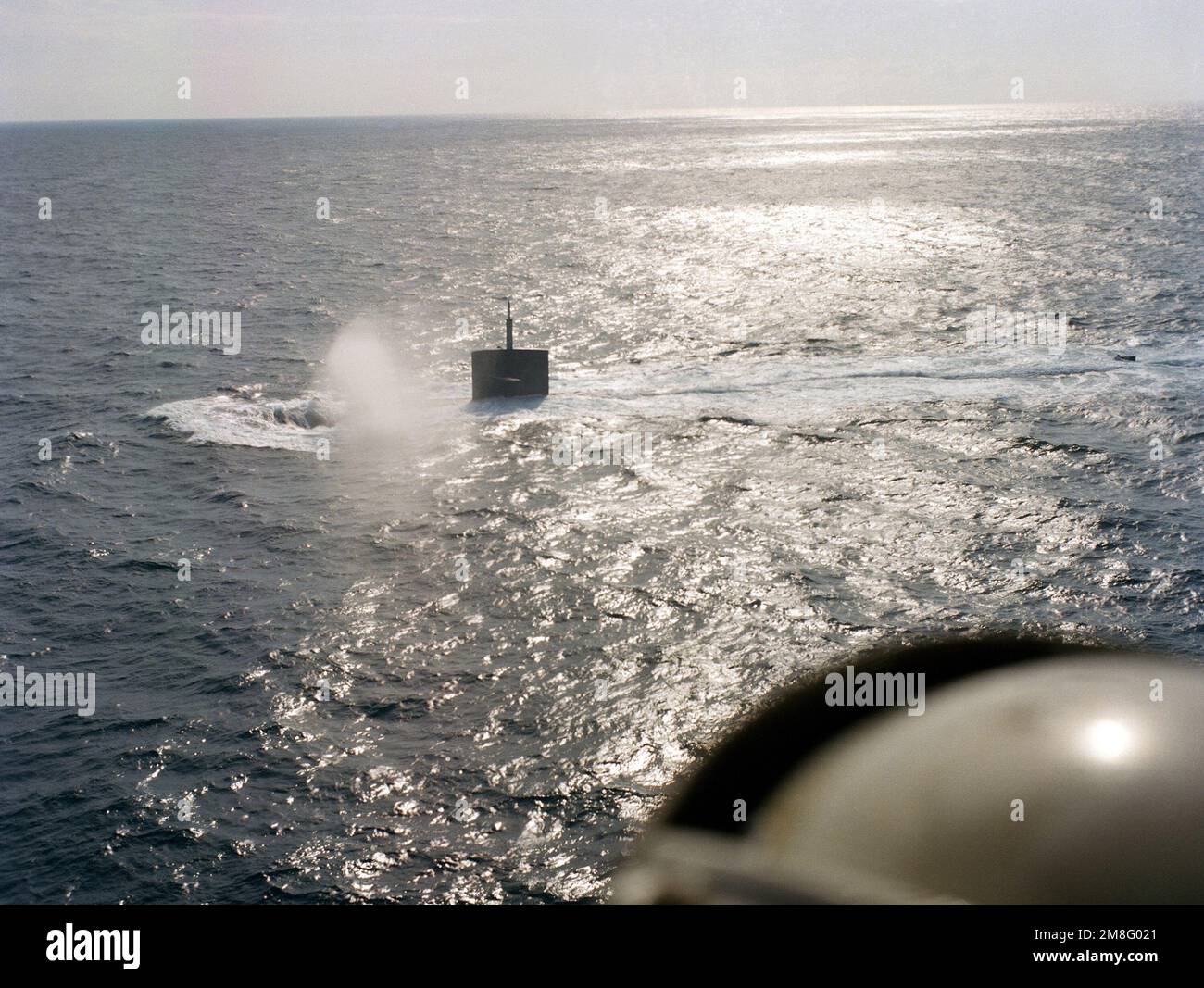A port beam view of the nuclear-powered attack submarine USS PHOENIX ...