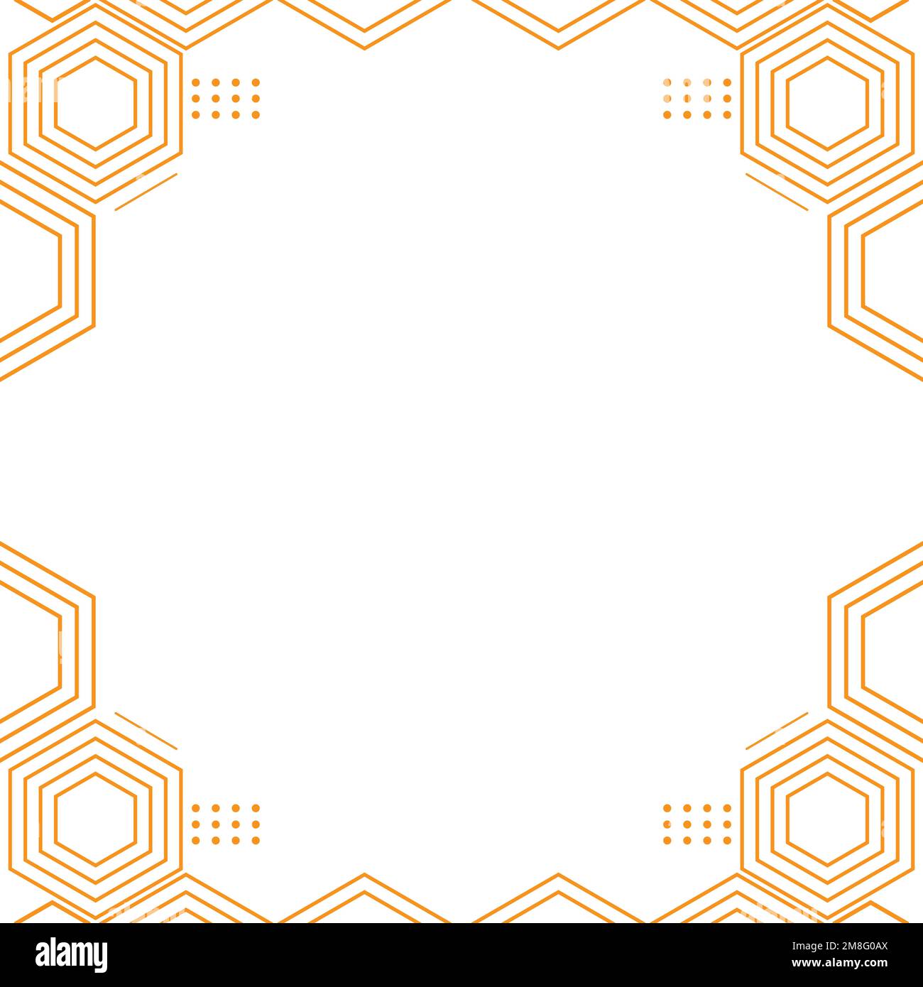 modern geometric hexagonal shape design element Stock Photo - Alamy