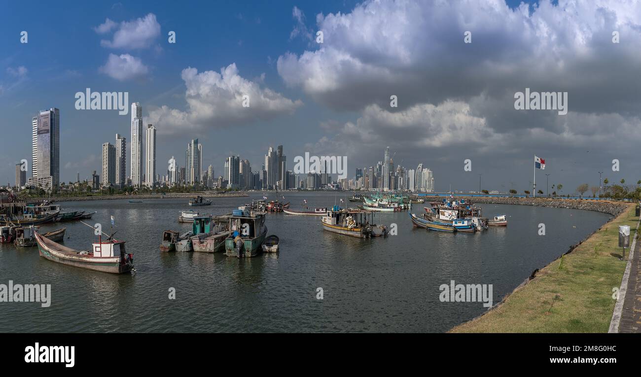 Panama landscape panoramic view hi-res stock photography and images - Alamy