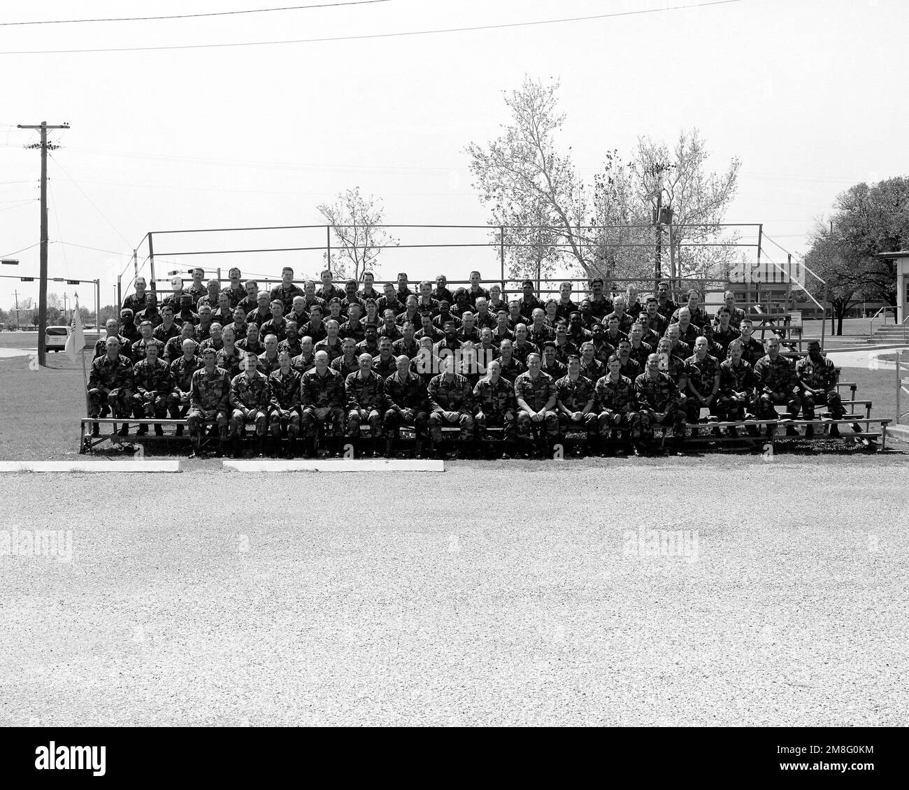 A group portrait of the soldiers of the 4159th U.S. Army Forces School ...