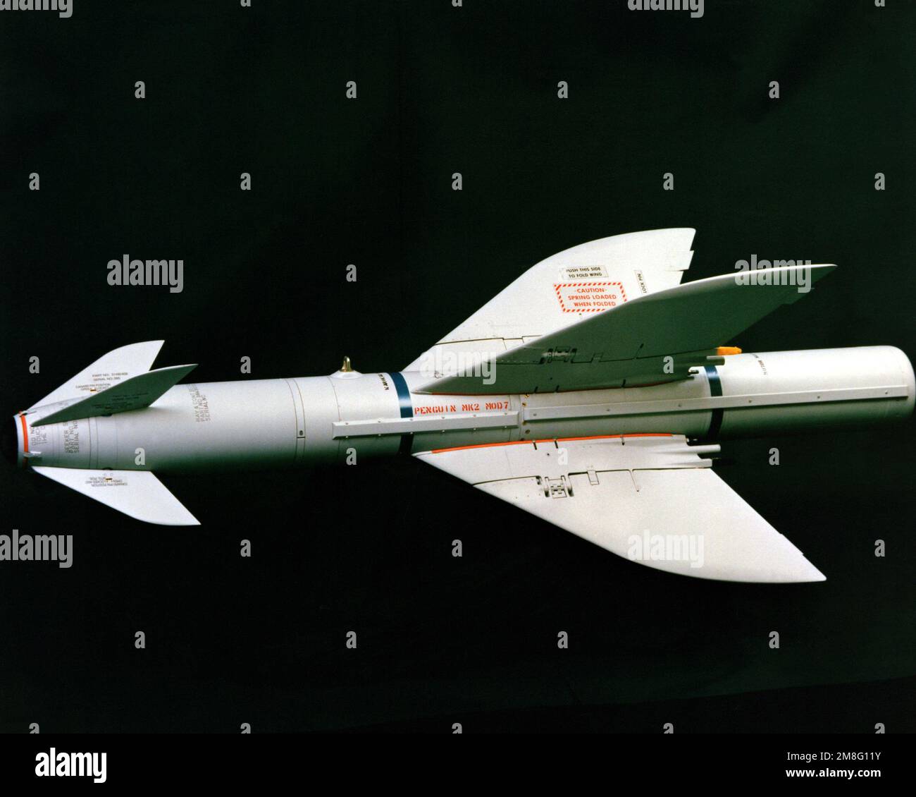 A view of an AGM-119B (Mark 2 Mod7) Penguin anti-ship missile.. Country ...