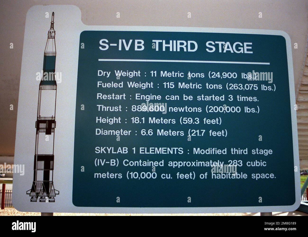 A plaque at the National Aeronautics and Space Administration display ...