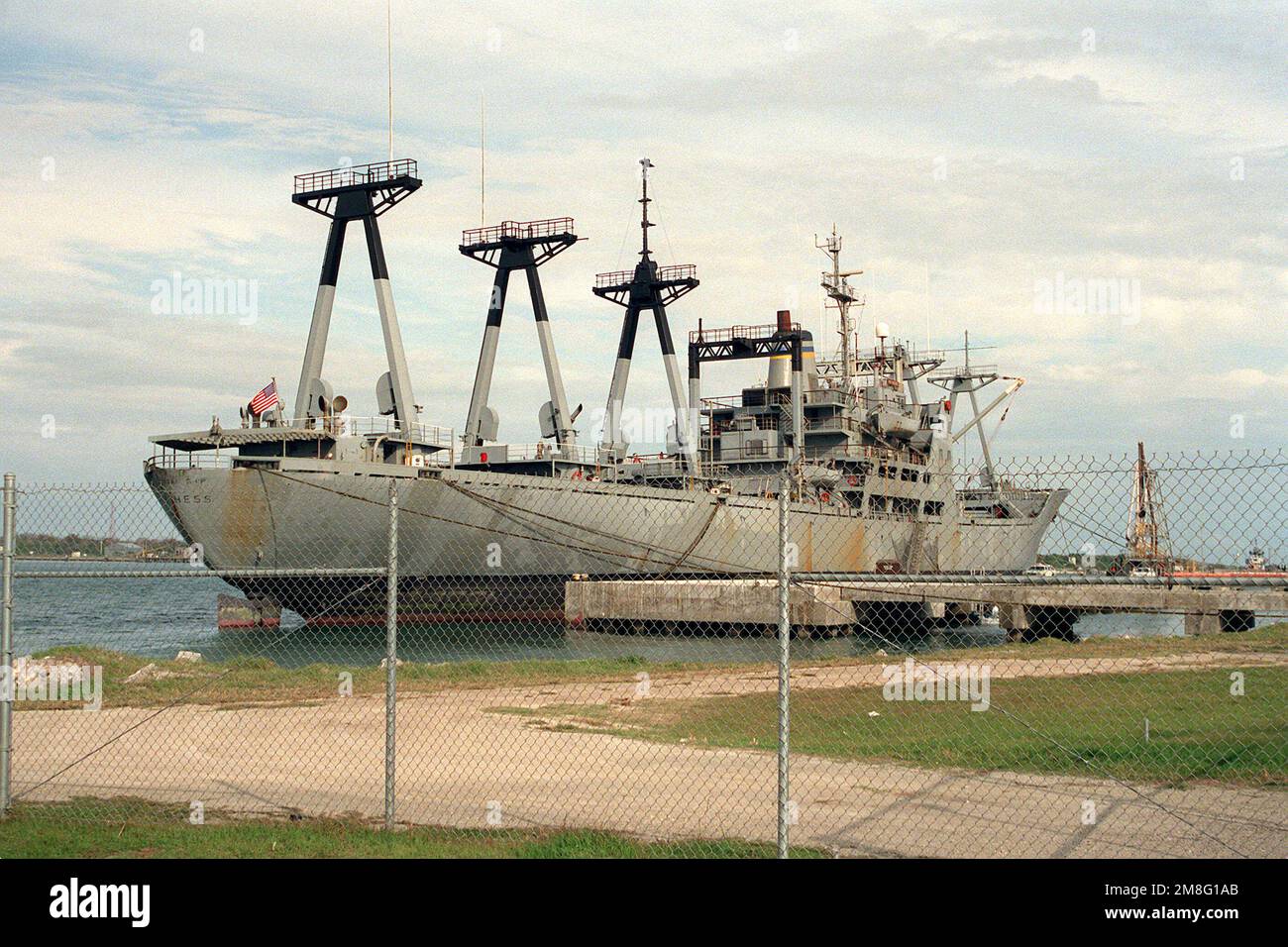 A starboard quarter v iew of the Military Sealift Command surveying ...