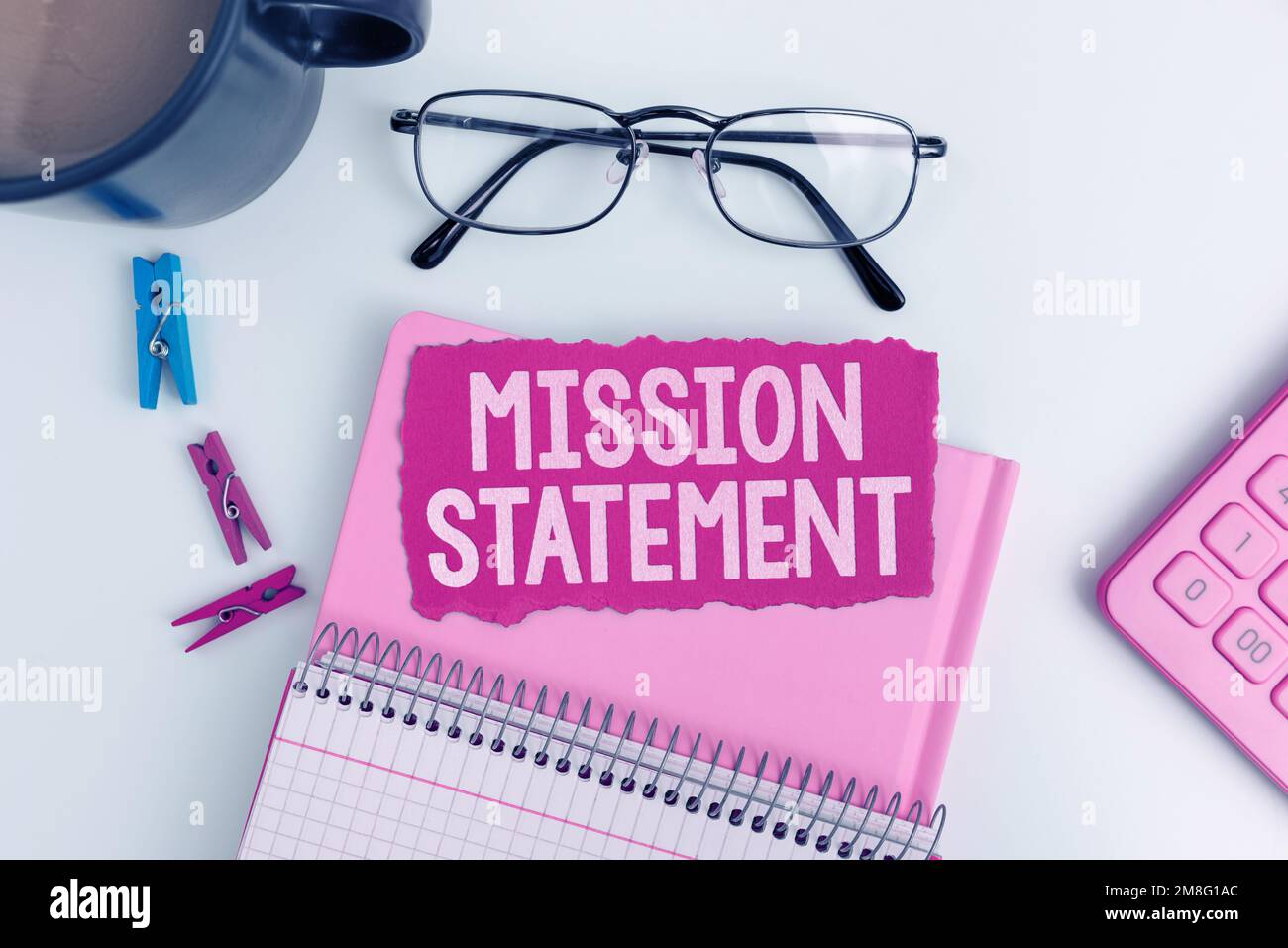 Text sign showing Mission Statement. Conceptual photo Formal summary of ...