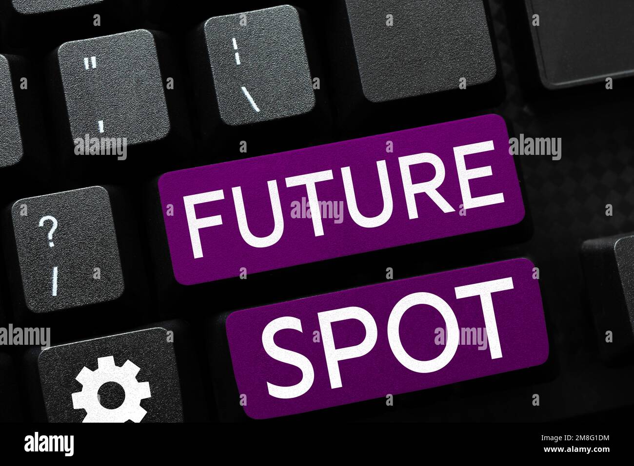 Text sign showing Future Spot. Internet Concept refers to an action ...