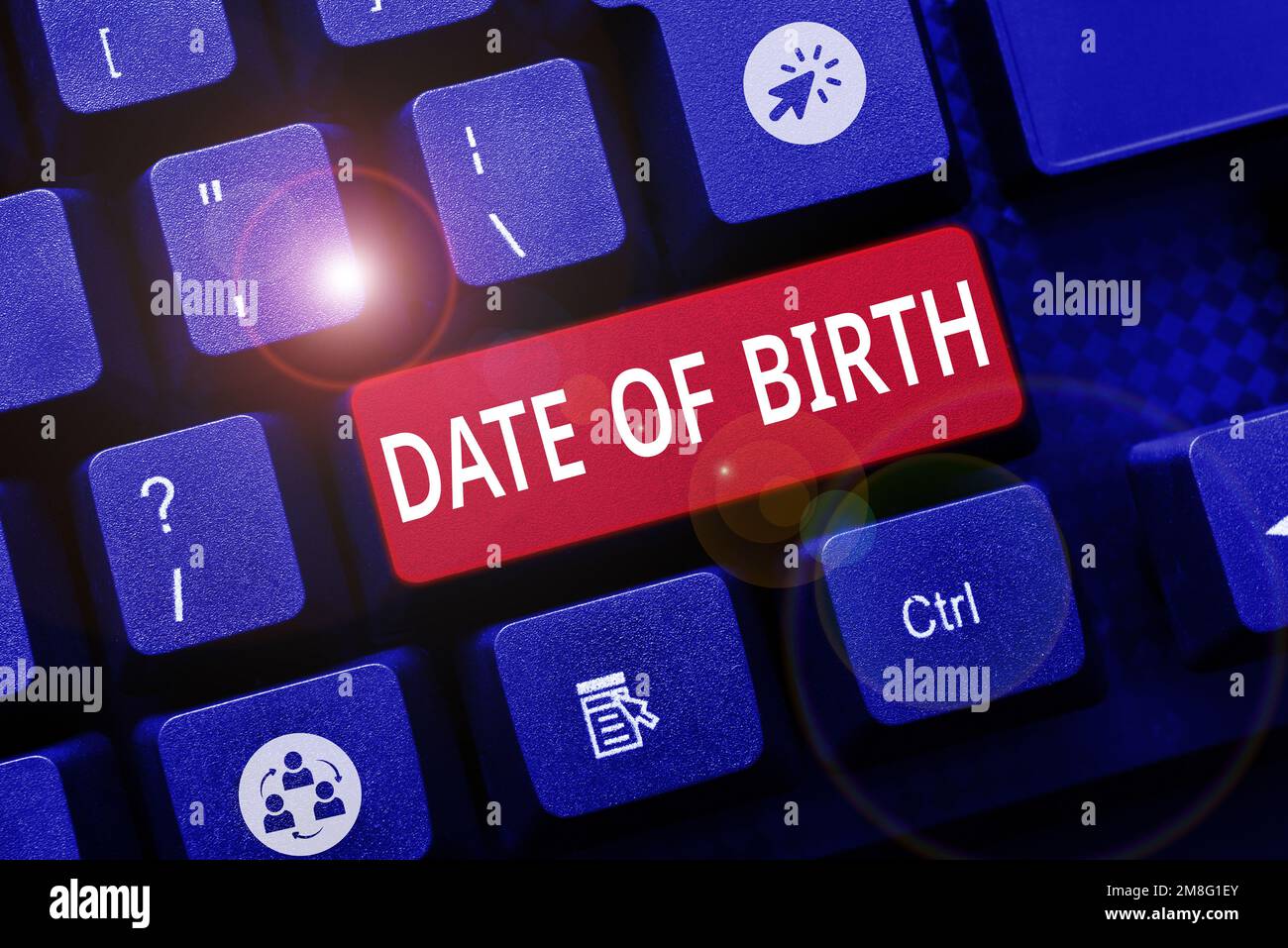 Writing displaying text Date Of Birth. Internet Concept Day when ...