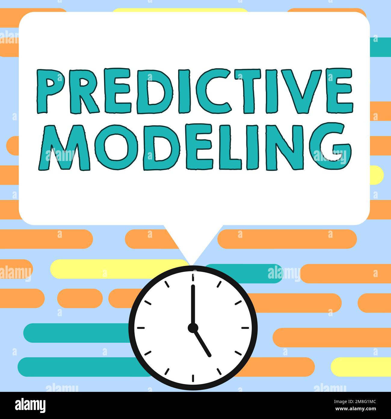 Text sign showing Predictive Modeling. Business overview maintenance strategy driven by ...