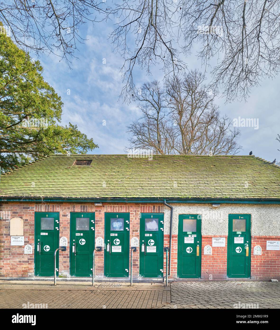 Public toilets at Parker's Piece, Cambridge, England Stock Photo - Alamy