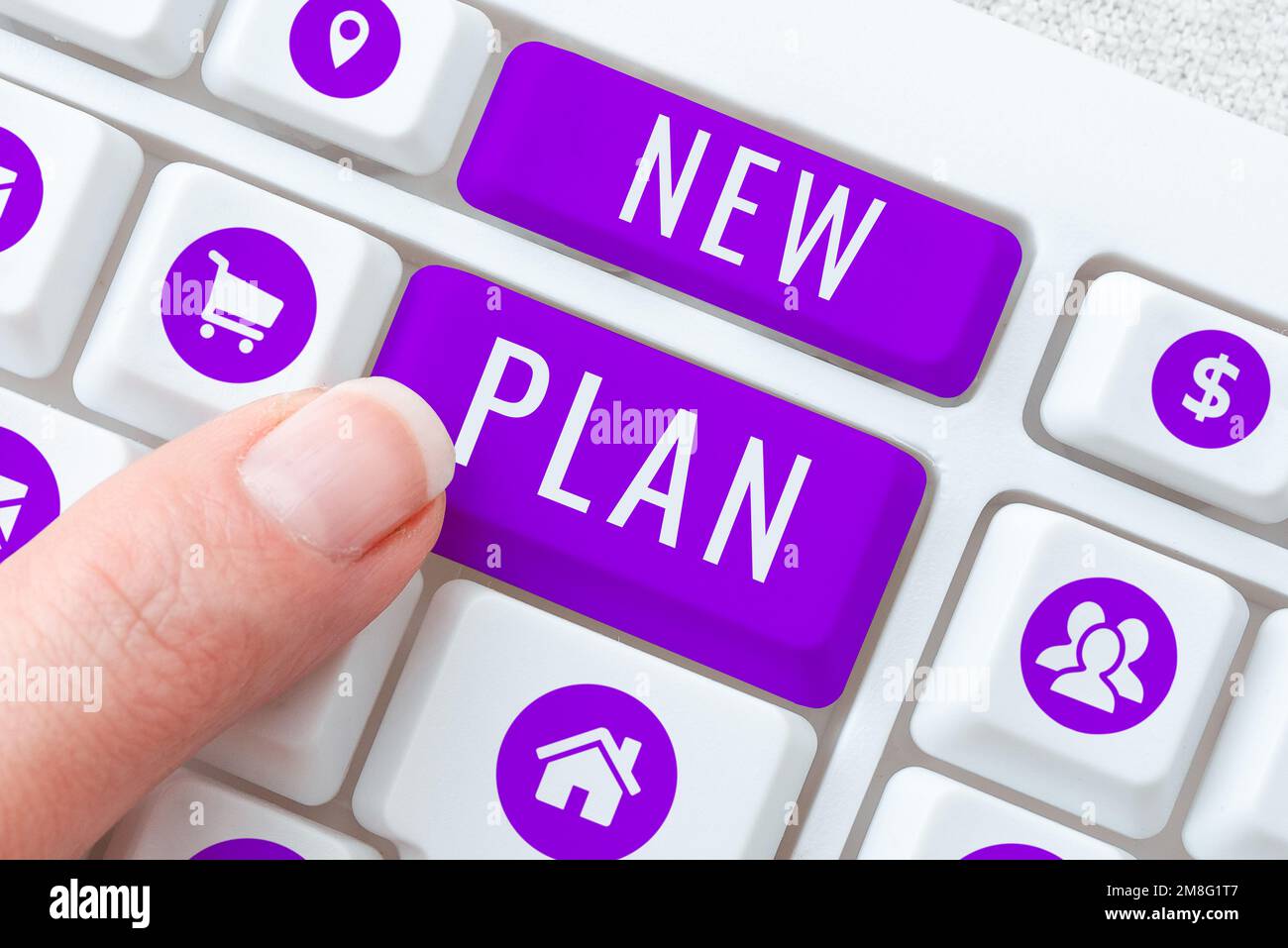 Conceptual caption New Plan. Concept meaning Start of a detailed ...