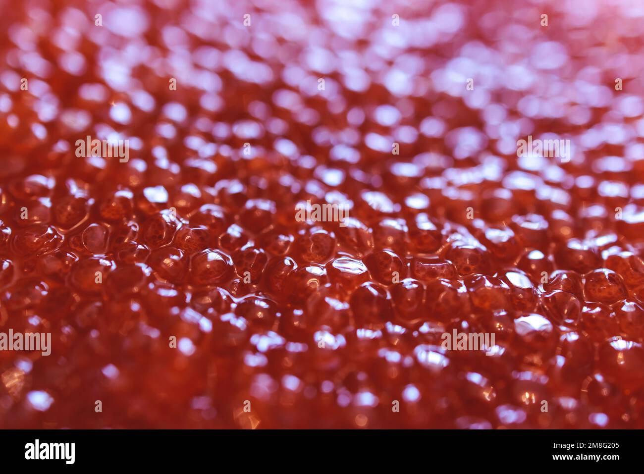 Red caviar close up macro texture, salted red caviar on a seafood ...