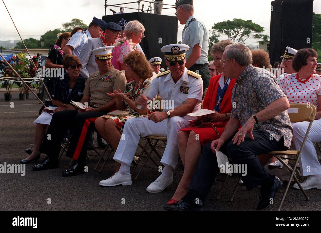 Front row guests LGEN Royal N. Moore, Commanding General, 3rd Marine ...