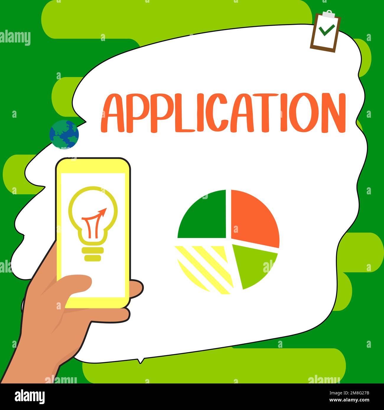 Text sign showing Application. Business showcase an order for something formal and usually ...