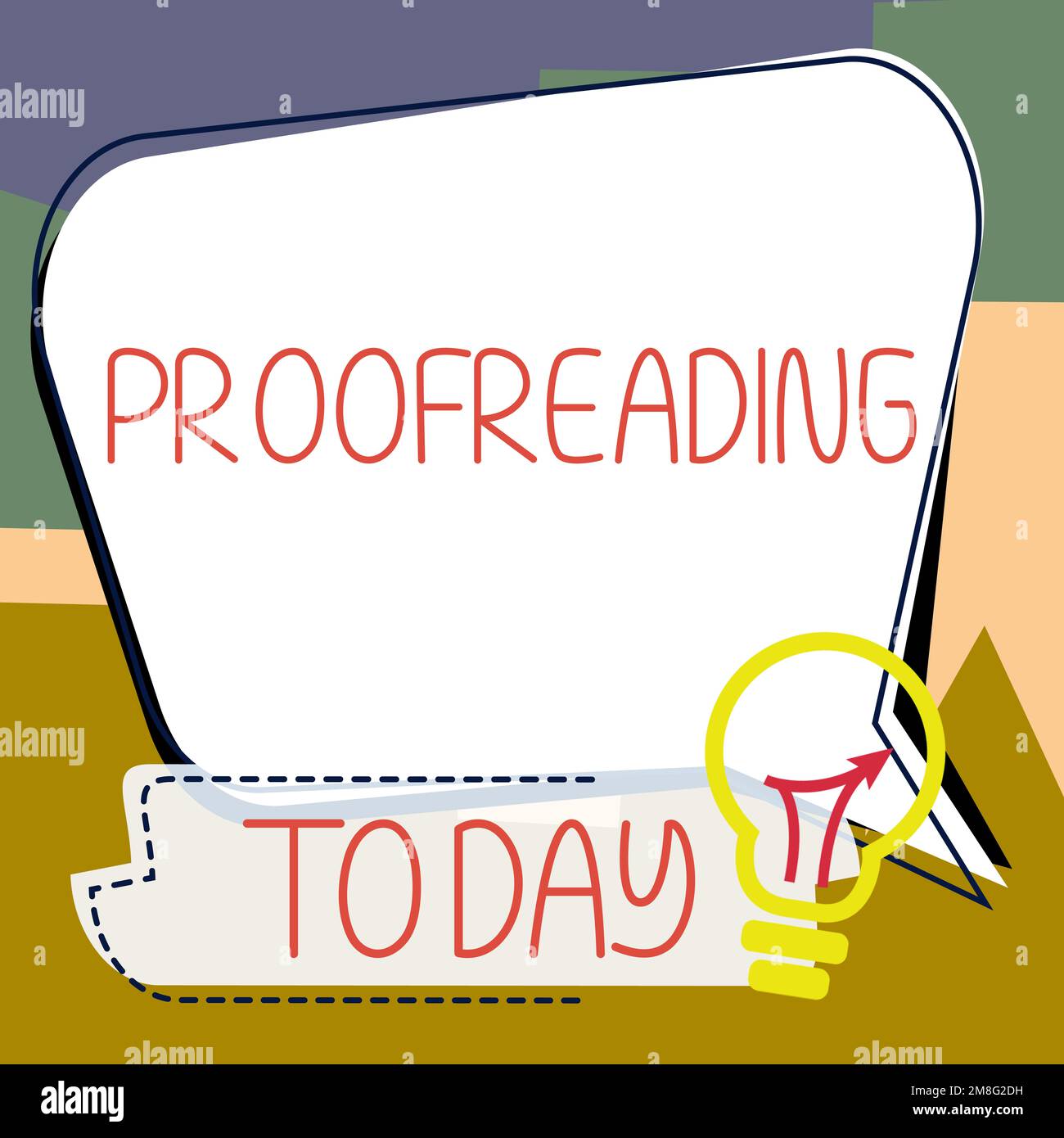 Text sign showing Proofreading, Word for act of reading and marking ...