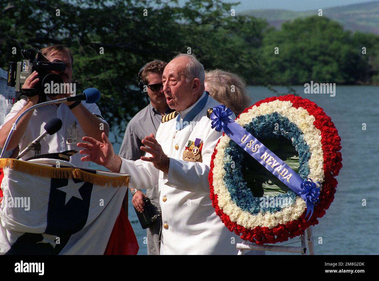 CAPT Donald K. Ross, USN (Ret.), a survivor of the Japanese attack on ...