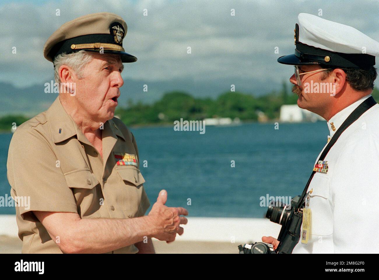 CWO Robert J. Peth, USN (Ret.), a survivor of the Japanese attack on ...